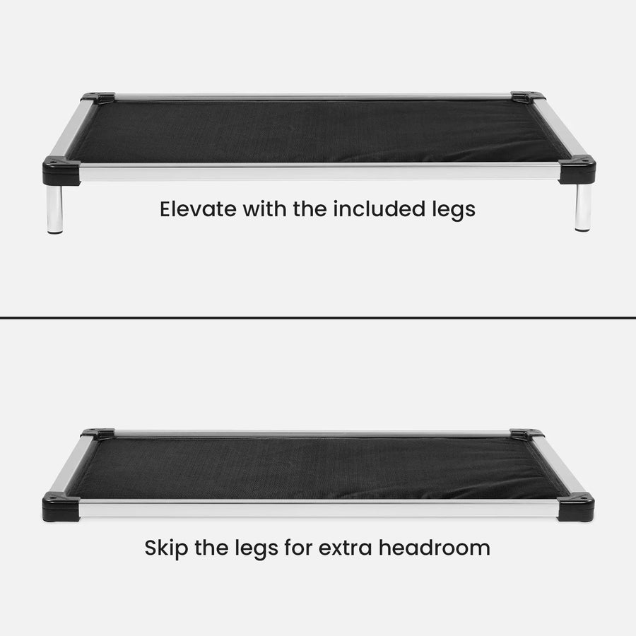 Chew Proof Armored™ Padded Elevated Dog Crate Bed | Indestructible Dog ...