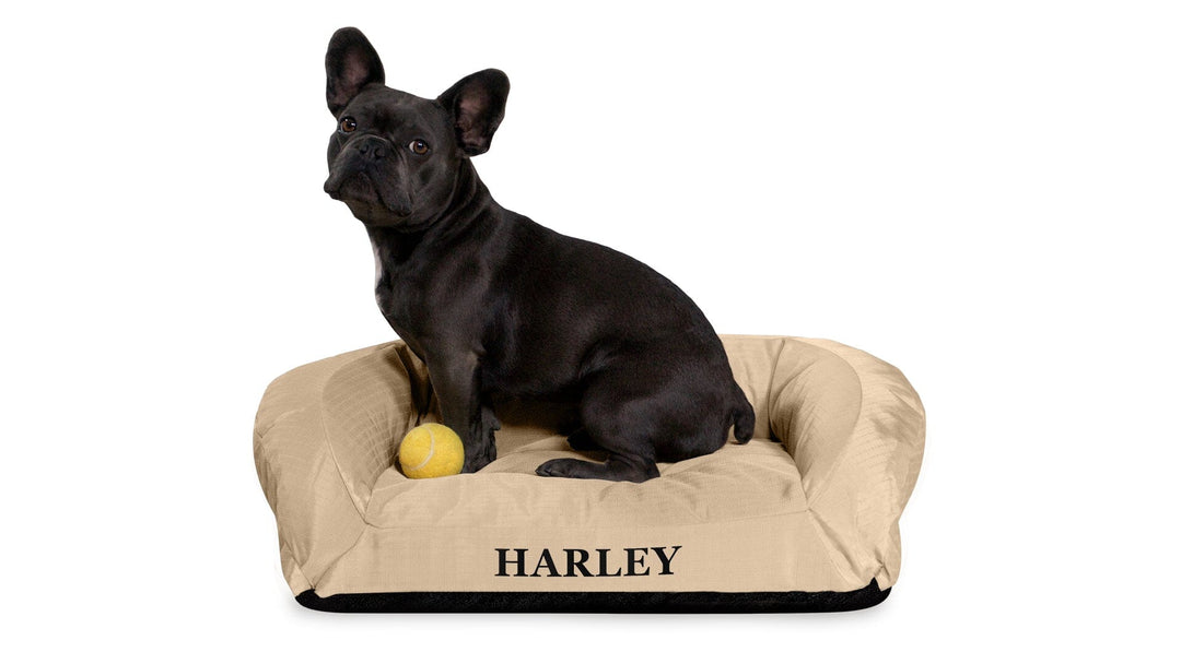 Tough Rip-Stop™ Rectangle Bolster Orthopedic Dog Bed | K9 Ballistics